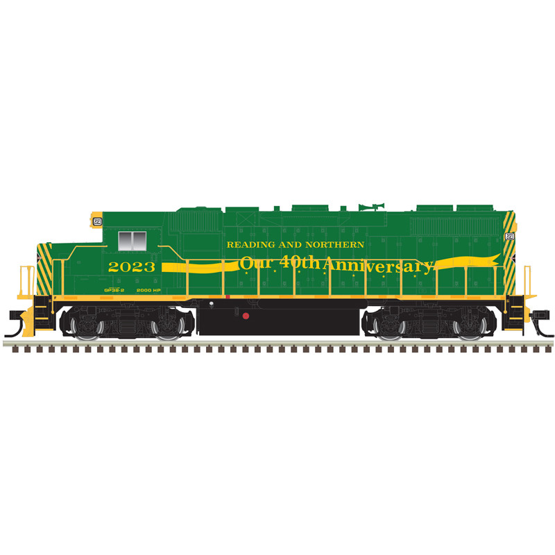 Atlas Trainman 10004563 - EMD GP38-2 (DC Silent) Reading & Northern ...
