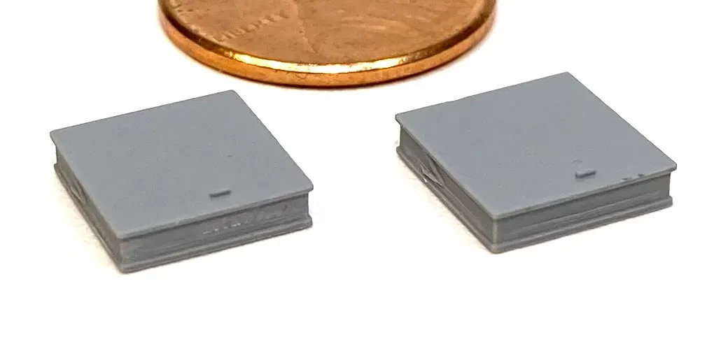 Showcase Miniatures 627 - Roof Hatch (2) - N Scale - Midwest Model Railroad