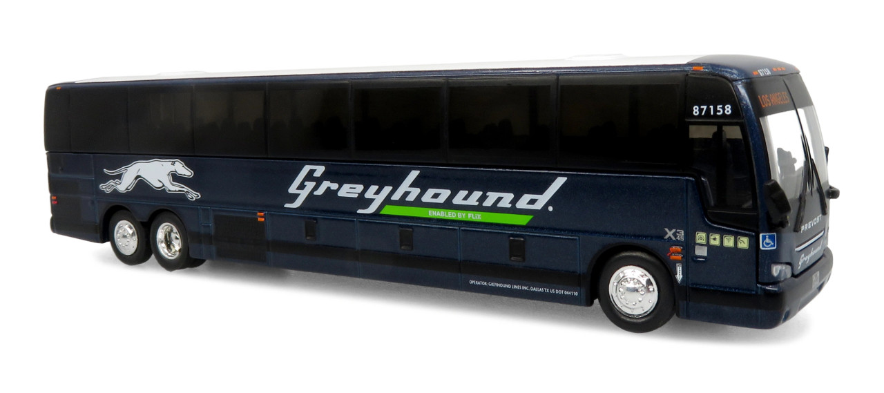 Iconic Replicas 87-0611 - Prevost X3-45 Coach: Greyhound / Flix - HO ...
