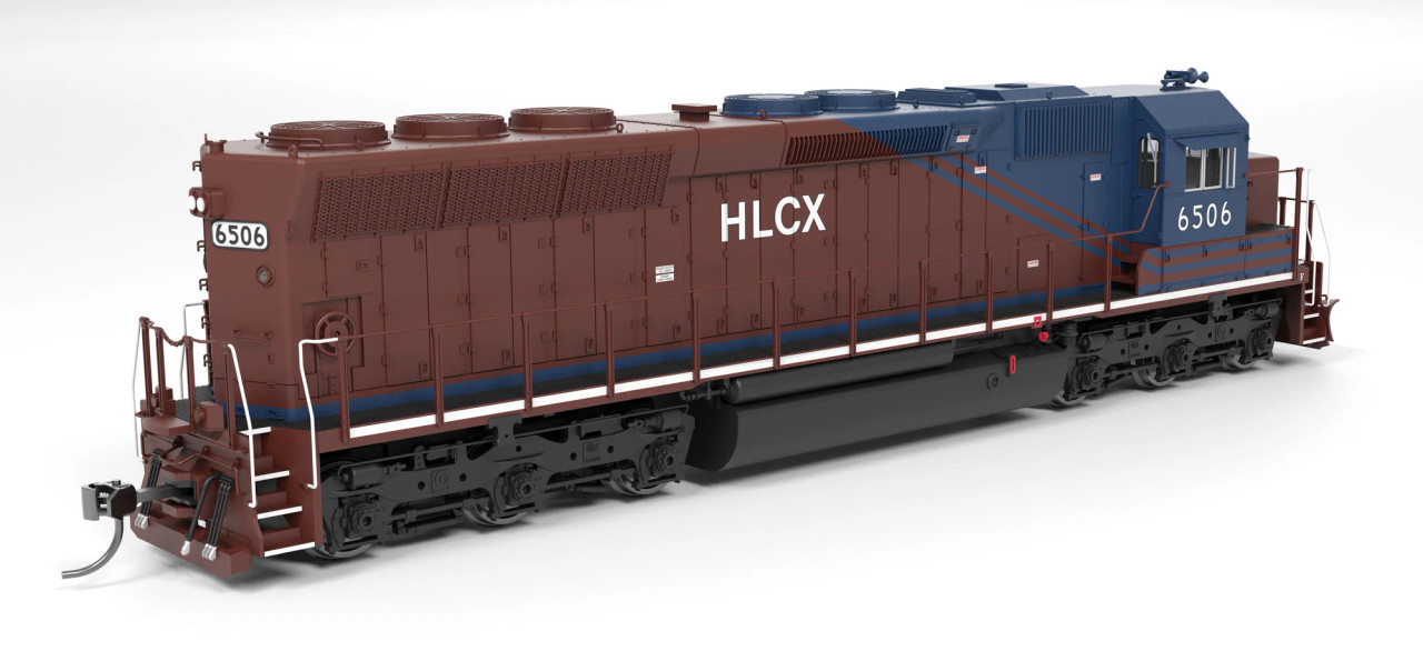 Broadway Limited 9809 - EMD SD45 (DC Silent) Helm Leasing (HLCX) 6513 - HO Scale - Midwest Model ...