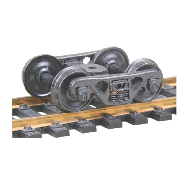Kadee #555 HO Scale A.S.F. 100-ton Roller Bearing Self Centering Trucks ...