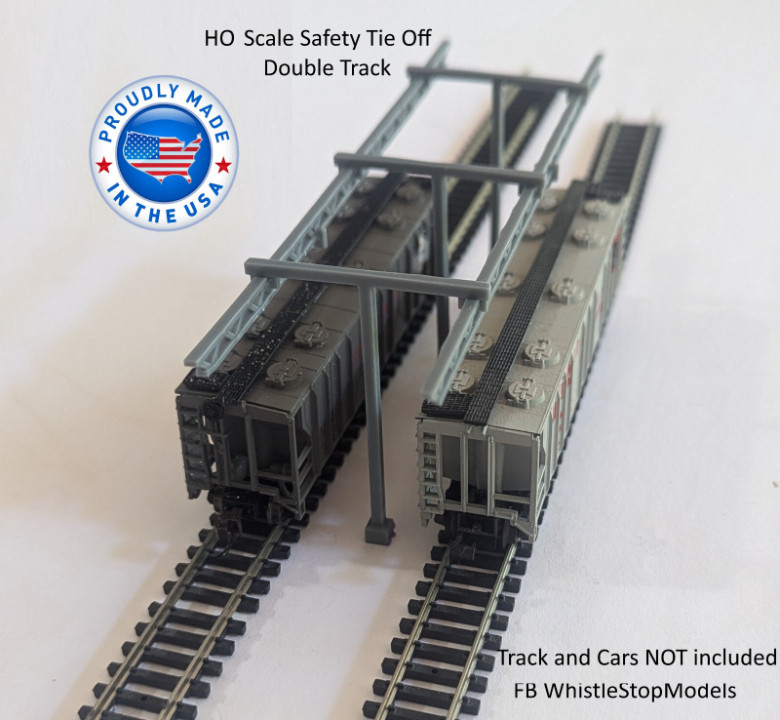 Whistle Stop Models HO7003 - Double Track Safety Tie Off - HO Scale ...