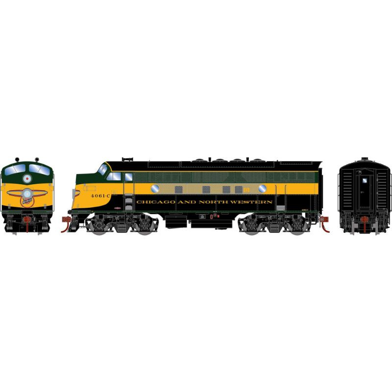 Athearn Genesis 19569 - EMD F3A (DC Silent) Chicago & Northwestern (CNW ...