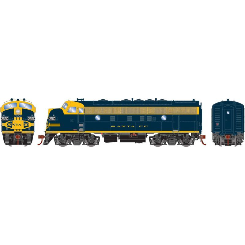 Athearn Genesis 19573 - EMD F7A (DC Silent) Atchison, Topeka and Santa ...