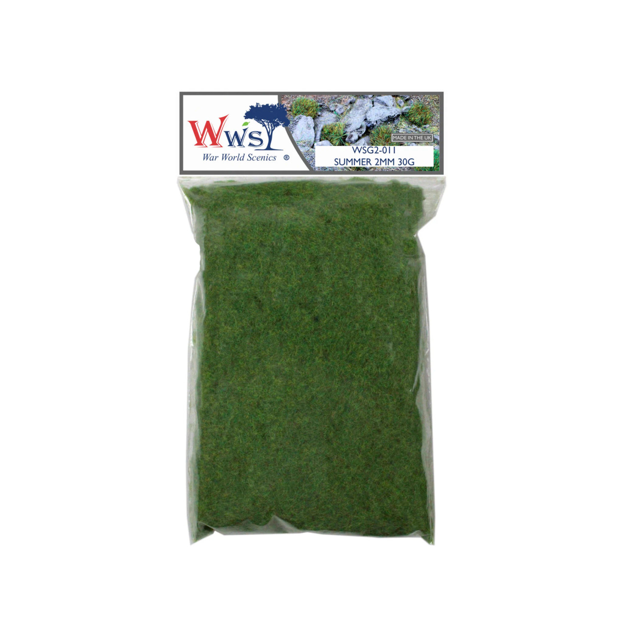 WWScenics WSG2-011 - 2mm Summer Static Grass - 30g - Multi Scale ...