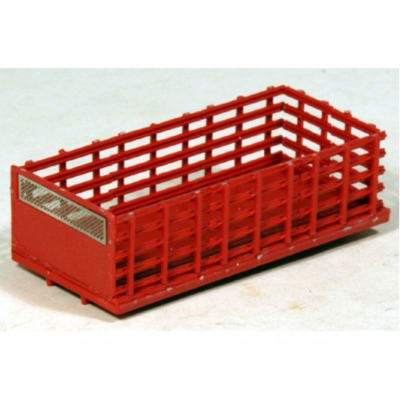 Lonestar Models 7023 - Stake Bed Body Red - HO Scale Kit - Midwest ...