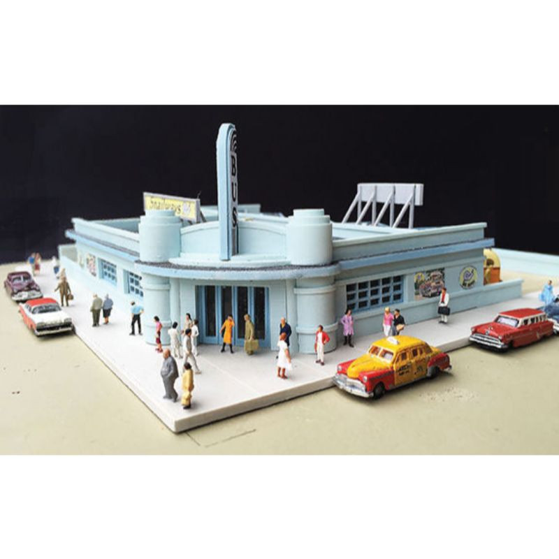 Lunde Studios NK-12 - Snailways Bus Depot - N Scale Kit - Midwest Model ...