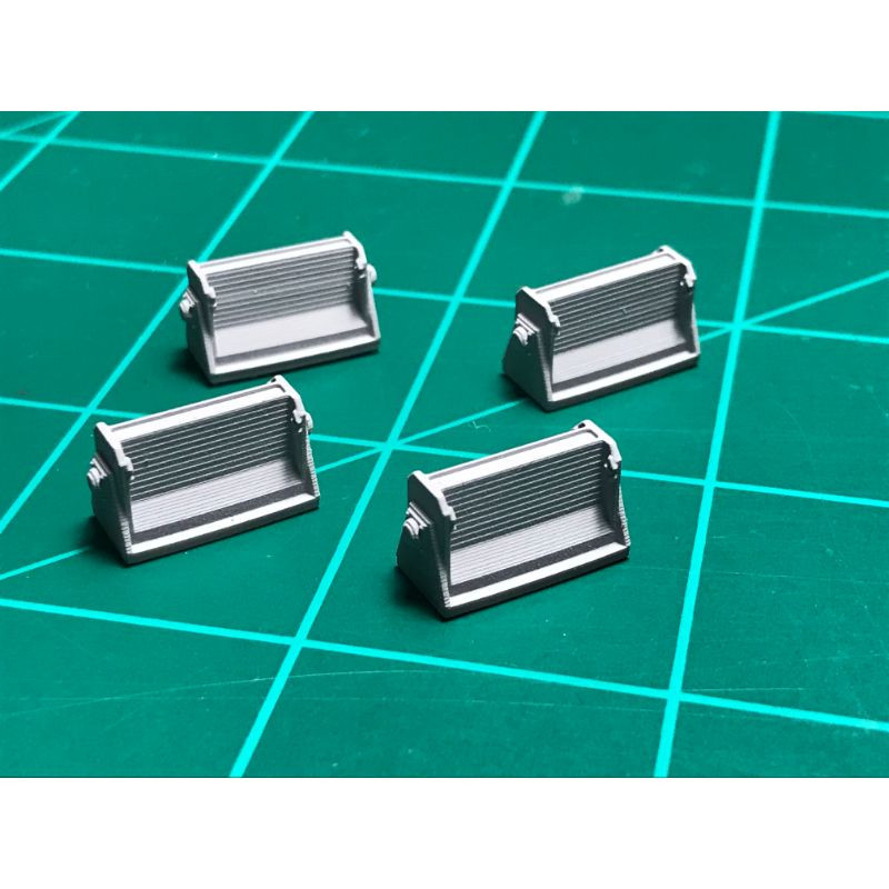 MACRail 8823 - Ballast Dump Door - 4 Pack (Short) - HO Scale Kit ...