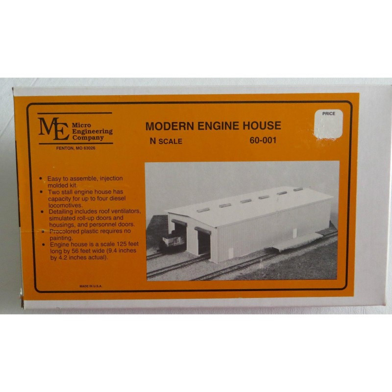 Micro Engineering 60-001 - N Modern Engine House - Midwest Model Railroad
