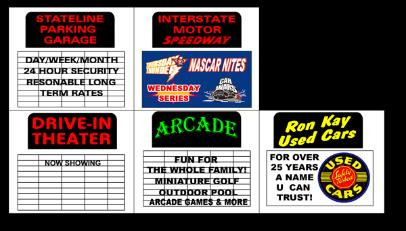 Miller Engineering 1381 - Animated Neon Sign - Drive-In Theater - HO or ...