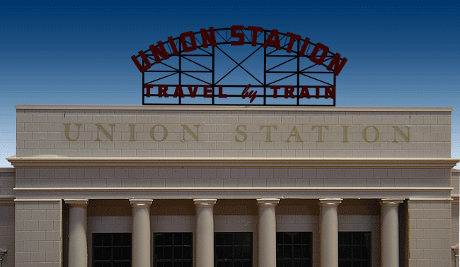 Miller Engineering 3881 - Animated Union Station Denver - HO/O Scale ...