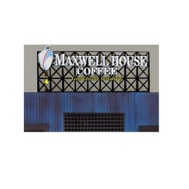 Miller Engineering 4181 - Animated Maxwell House Billboard - HO/O Scale ...