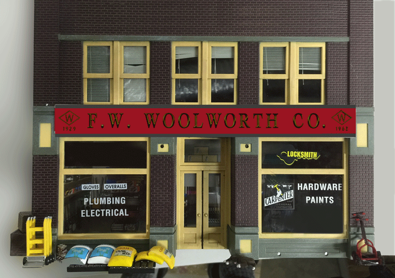 Miller Engineering 44-2002 - Animated Woolworth Sign - HO/N Scale ...