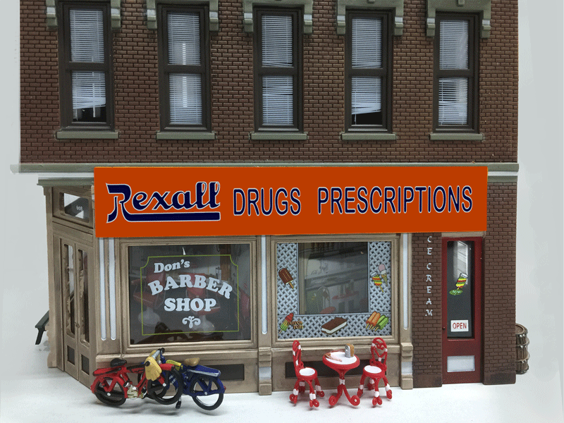 Miller Engineering 44-2202 - Animated Rexall Sign - HO/N Scale ...