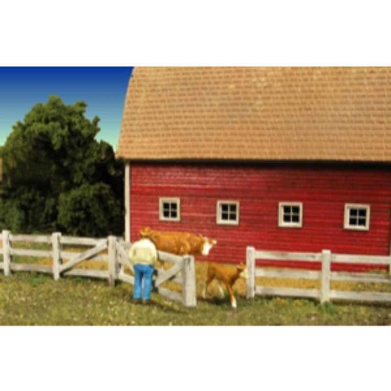 Monroe Models 493-2310 - Barn Yard Fence - HO Scale Kit - Midwest Model ...