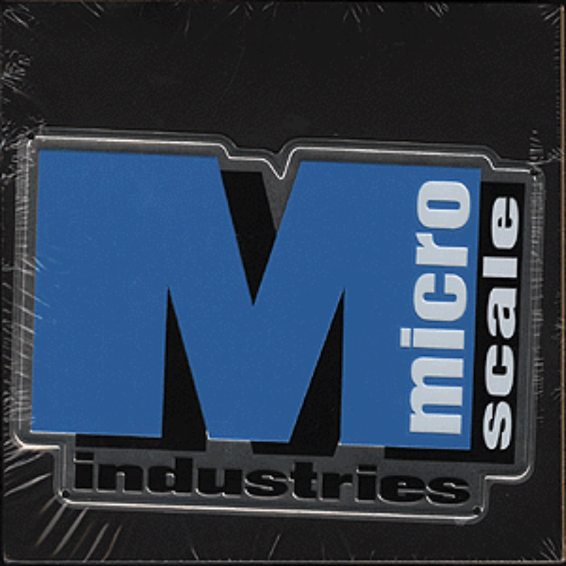 Microscale 10031 - Embossed Die-Cut Metal Sign - Microscale Logo ...
