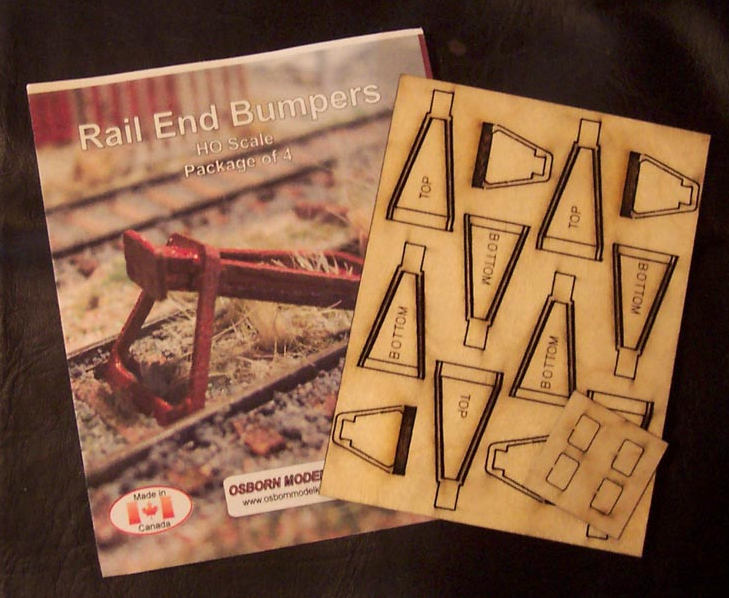 Osborn Models 1096 - Rail End Bumpers - HO Scale - Midwest Model Railroad