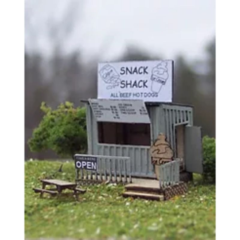 Osborn Models 3072 - Snack Shack - N Scale Kit - Midwest Model Railroad