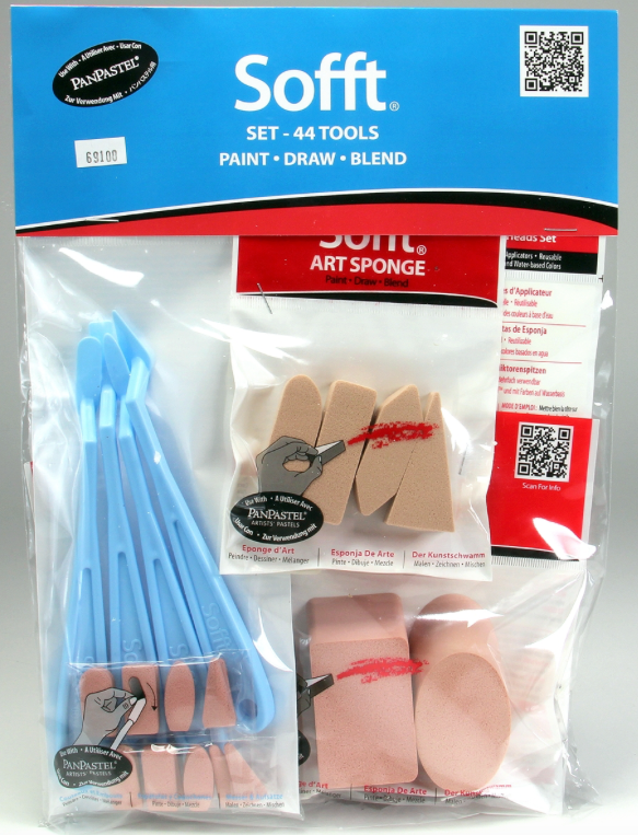 Pan Pastel 69100 - Sofft Sponges, Applicators, and Knives Set - Midwest ...