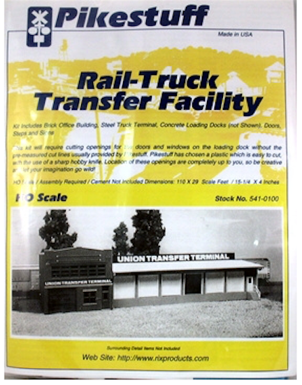 Pikestuff 541-0100 - Rail Truck Transfer - HO Scale Kit - Midwest Model ...