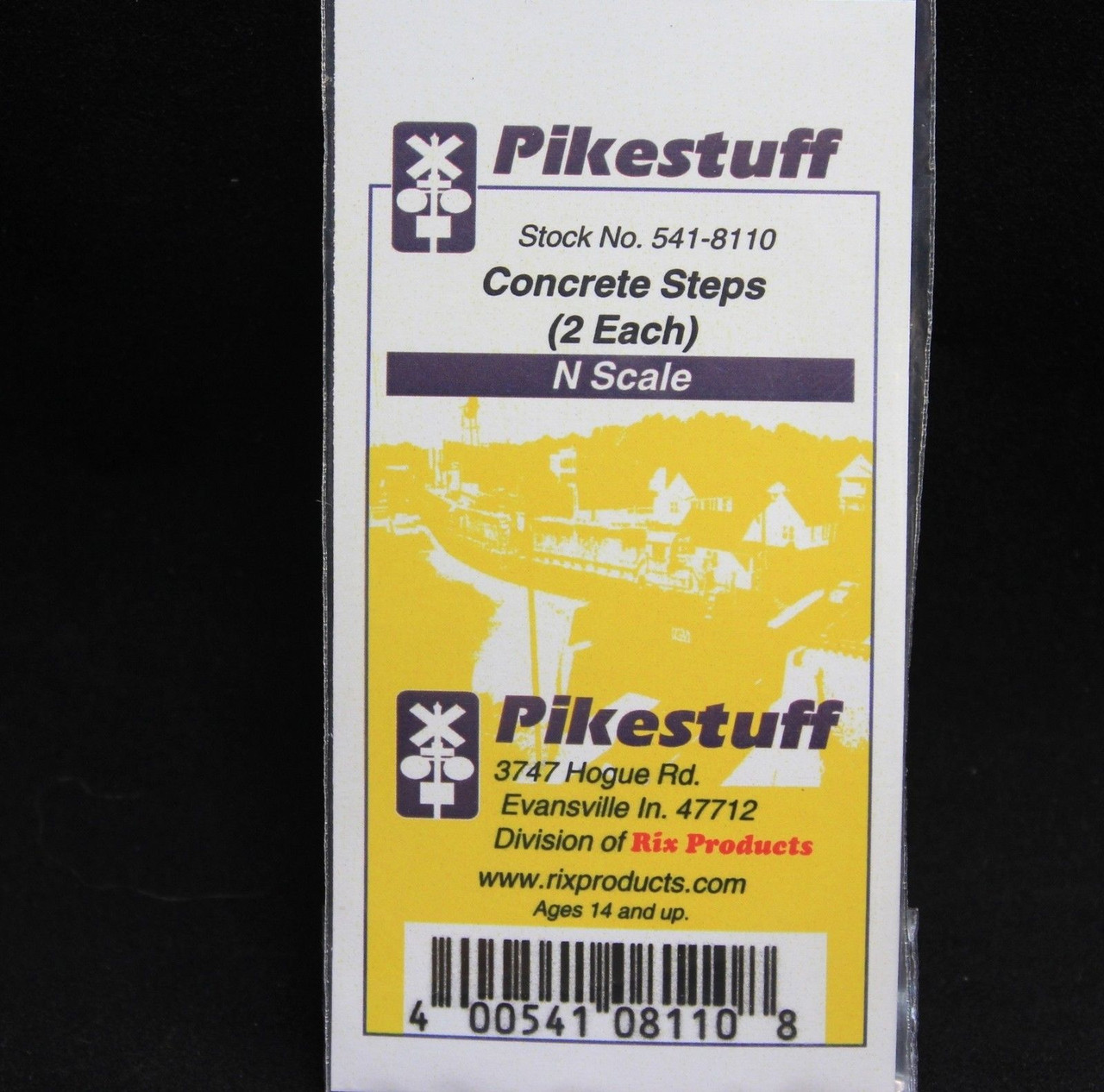 Pikestuff 541-8110 - Concrete Steps (2 Each) - N Scale Kit - Midwest ...