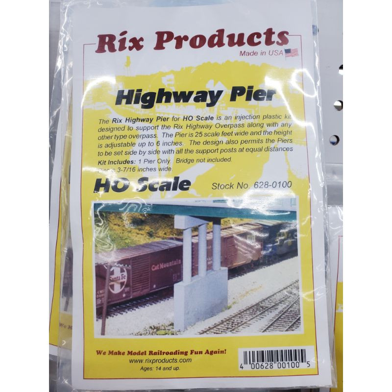 Rix Products 628-0100 - Highway Pier - HO Scale Kit - Midwest Model ...