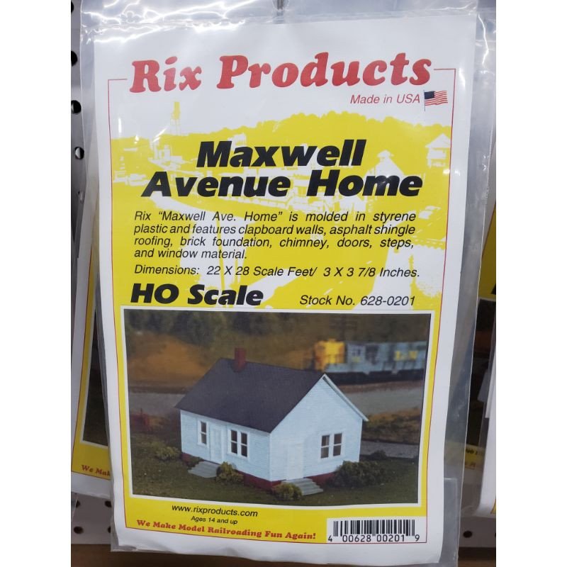 Rix Products 628-0201 - Maxwell House - HO Scale Kit - Midwest Model ...