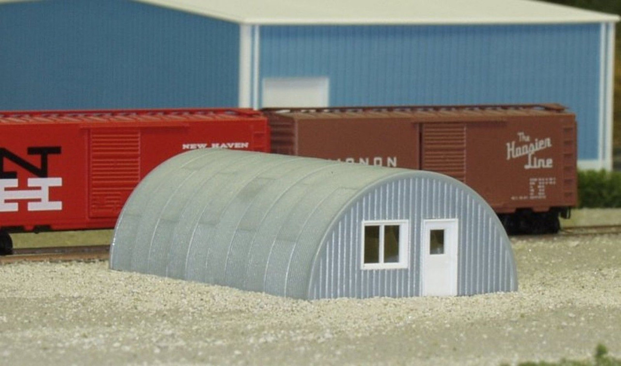 Rix Products 628-0710 - Quonset Hut - N Scale Kit - Midwest Model Railroad