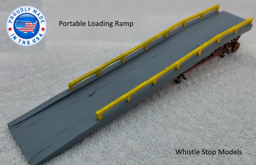 Whistle Stop Models N7006 - Portable Truck Loading Ramp - N Scale ...