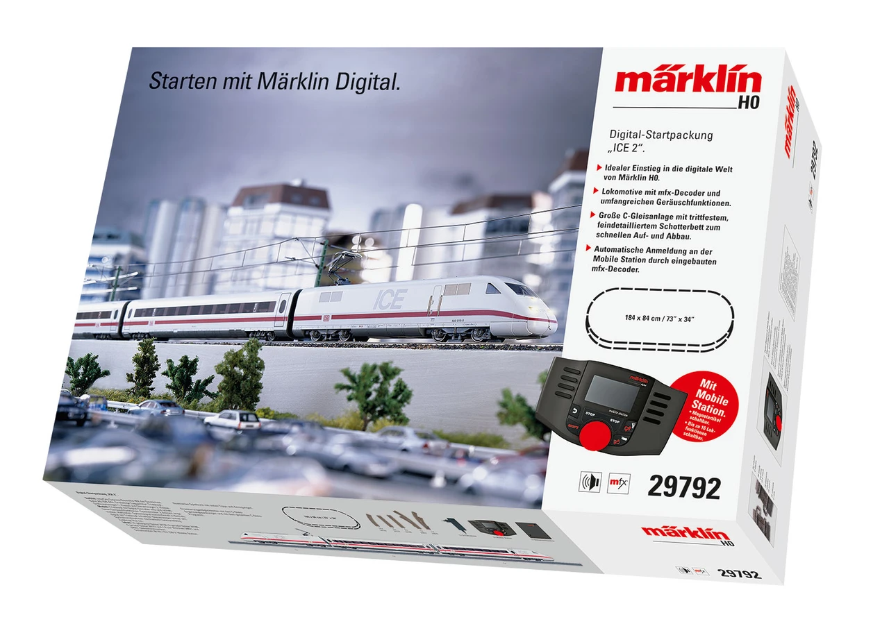 Marklin 29792 - "ICE 2" Digital Starter Set - HO Scale - Midwest Model ...