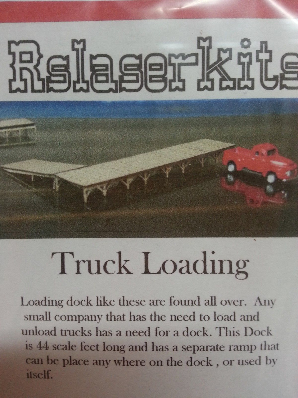 RslaserKits 3026 - Loading Dock - N Scale Kit - Midwest Model Railroad
