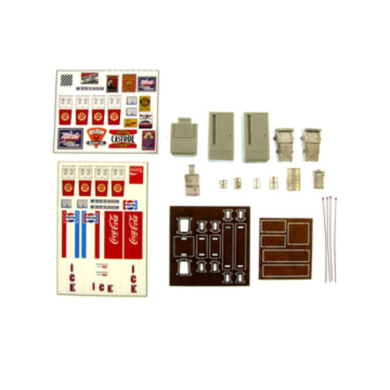 Showcase Miniatures 2323 - Convenience Store Accessories - HO Scale Kit ...