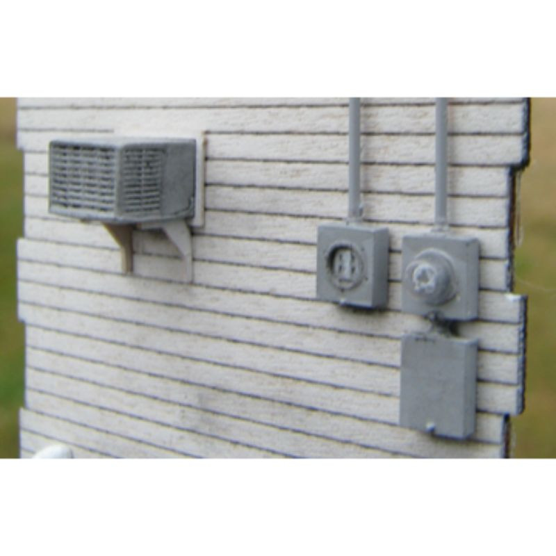 Showcase Miniatures 2324 - Power Meters and Window AC Units - HO Scale ...