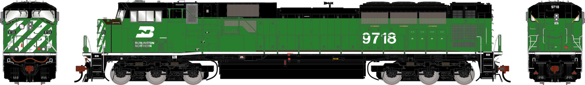 PRE-ORDER: Athearn Genesis 1944 - EMD SD90MAC (DCC and Sound ...