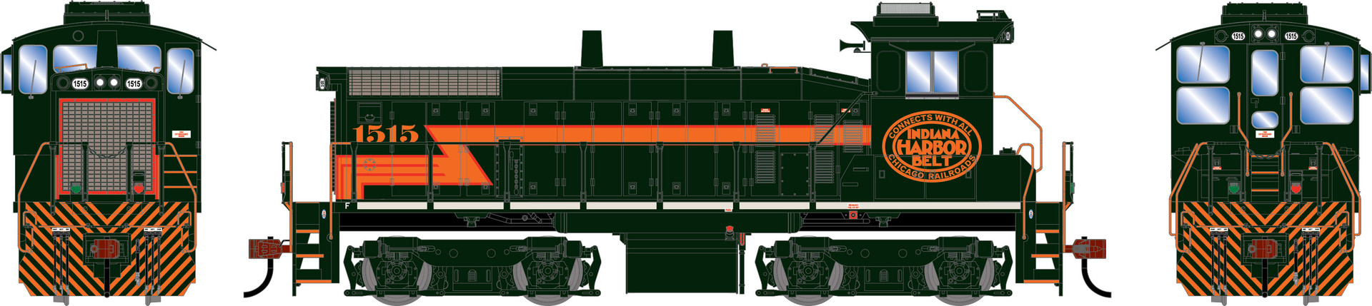 PRE-ORDER: Athearn 2515 - EMD SW1500 (DC Silent) Indiana Harbor Belt ...