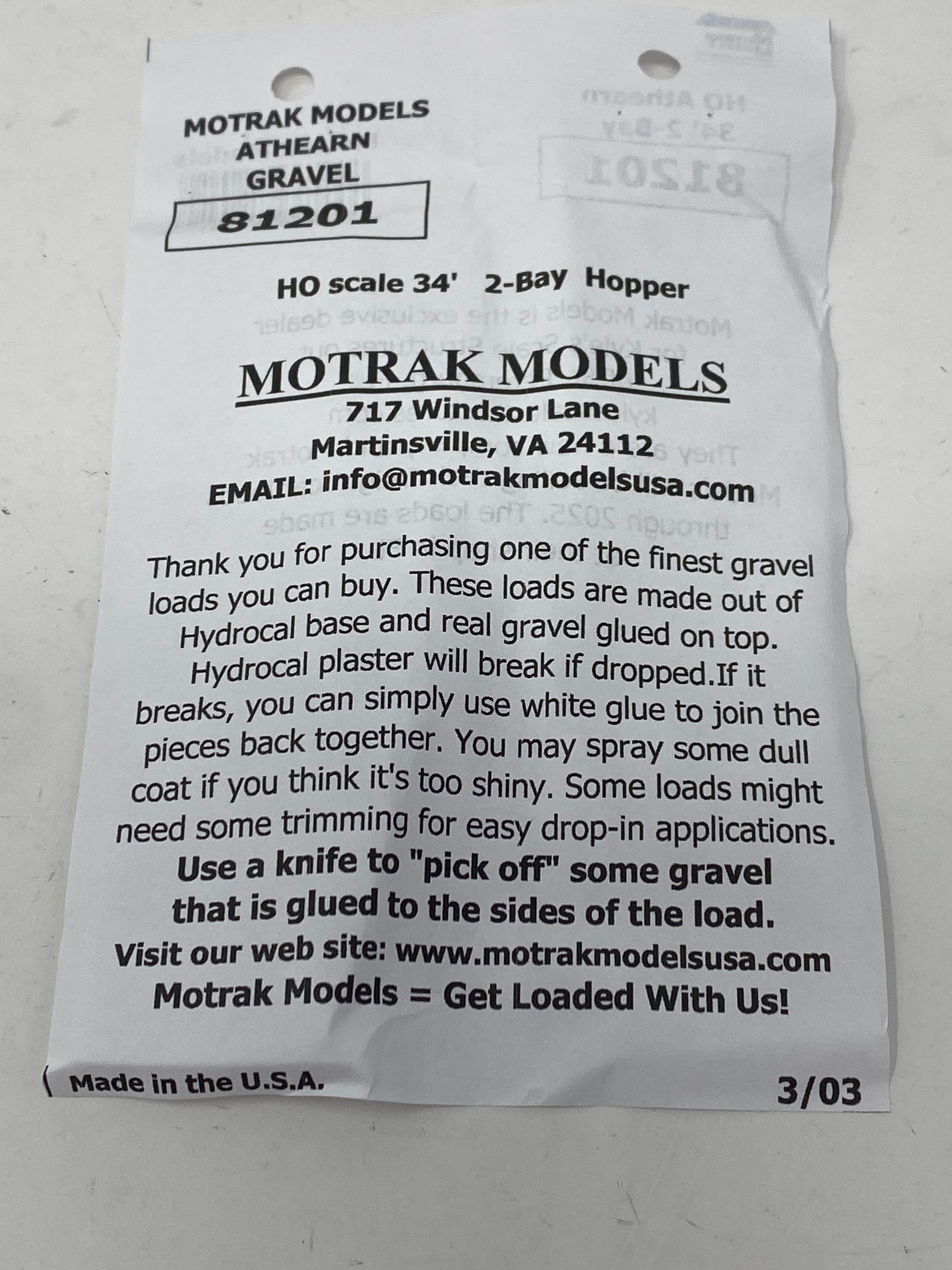 HO Scale Locomotive Parts | HO Scale Detail Parts