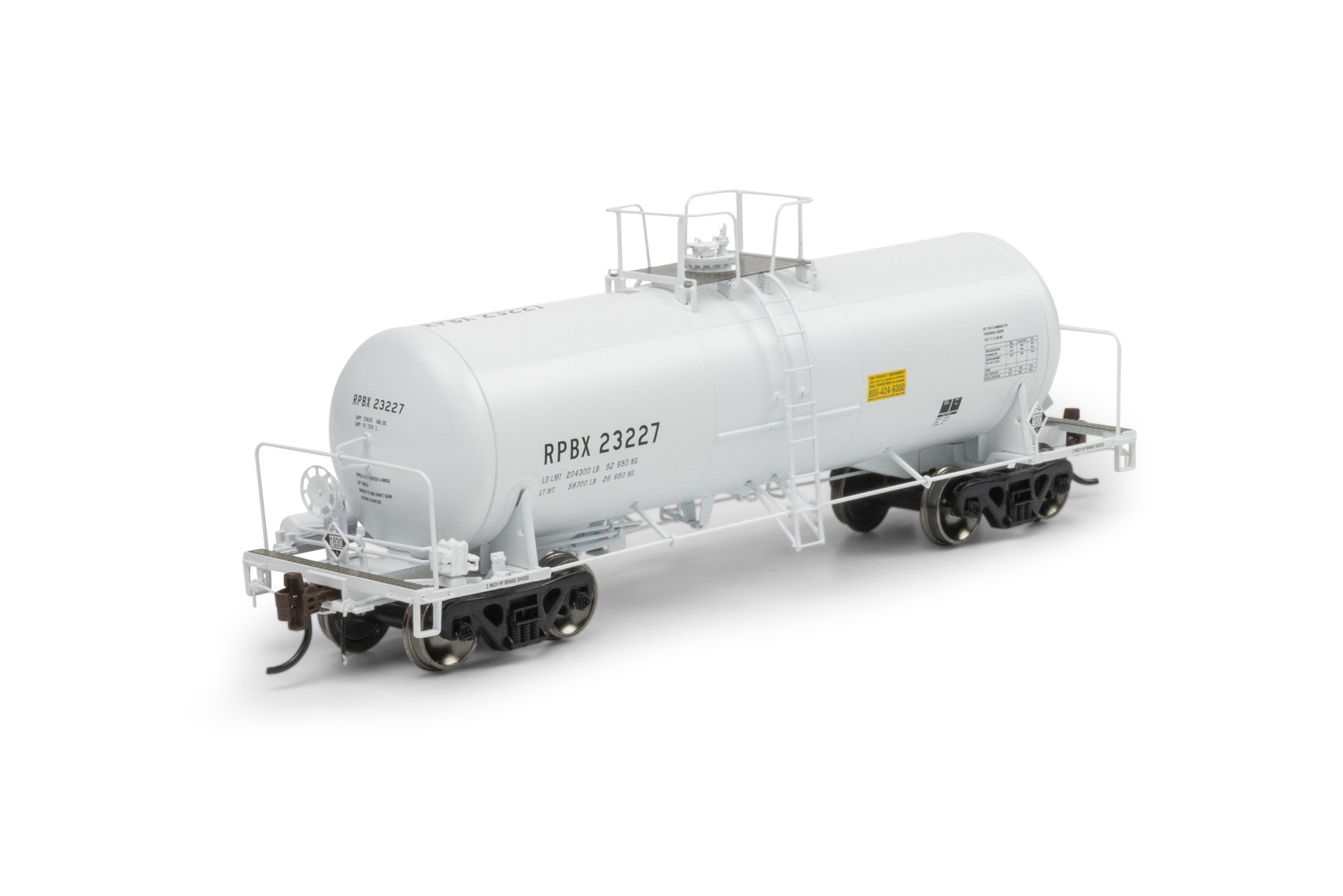 Athearn Genesis 1436 - UTC 13K Gallon Acid Tank Car Rhodia, Inc (RPBX) 23227 - HO Scale ...
