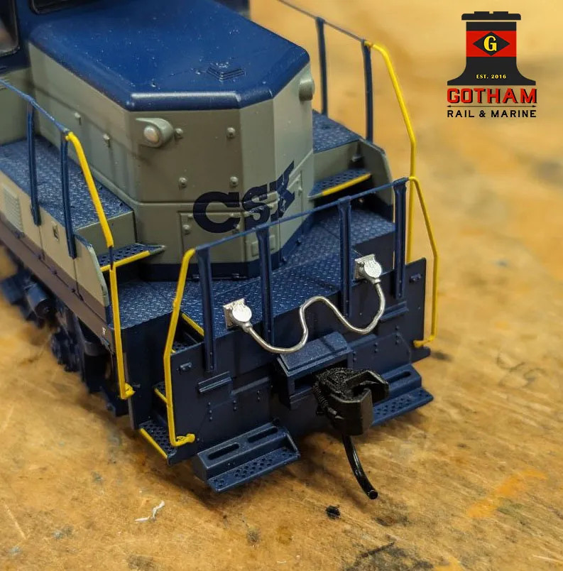 Gotham Rail 2028 - Deck Mounted Dummy Plugs w/Plugged In Cable 5x - HO ...