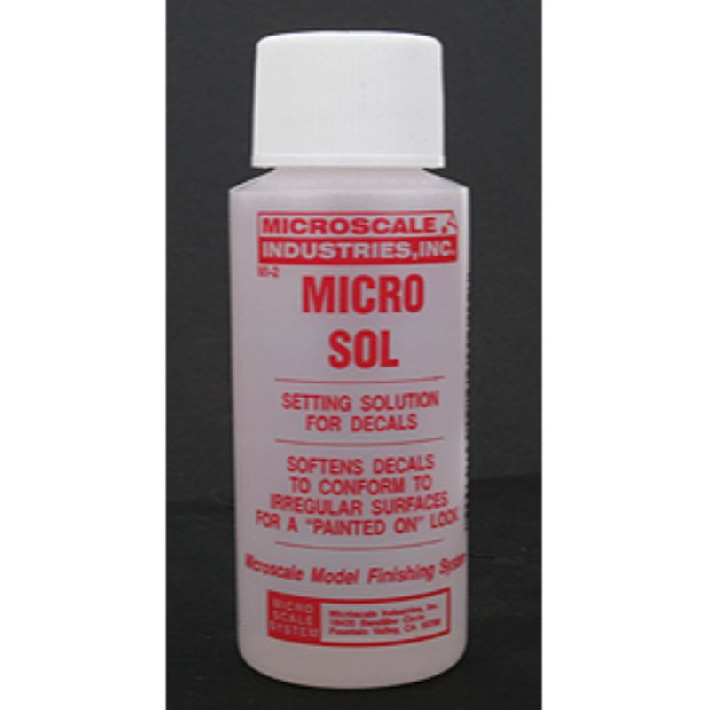 Microscale 2 - Micro Sol Decal Softening Solution - Midwest Model Railroad