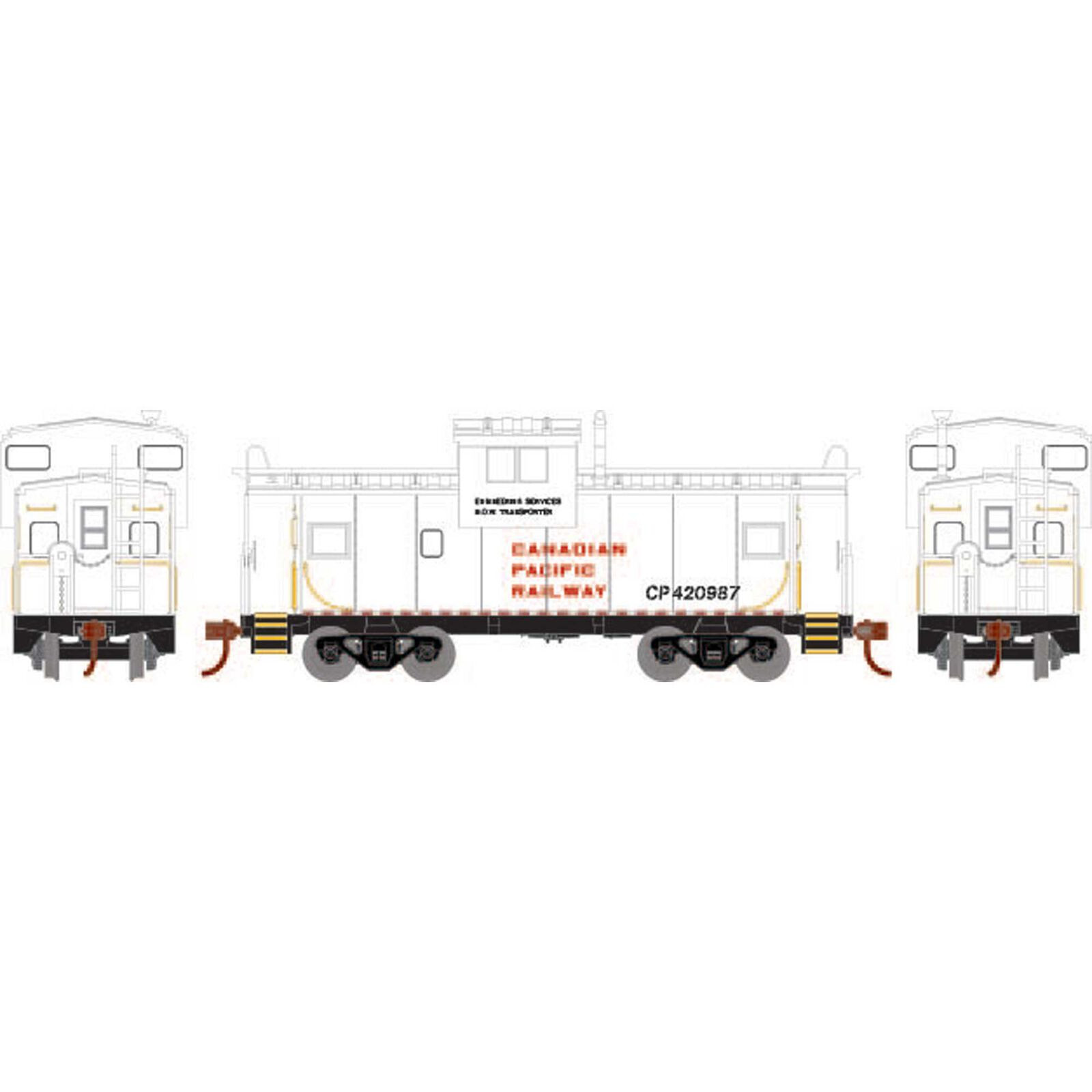HO Scale Caboose | Rolling Stock | Midwest Model RR