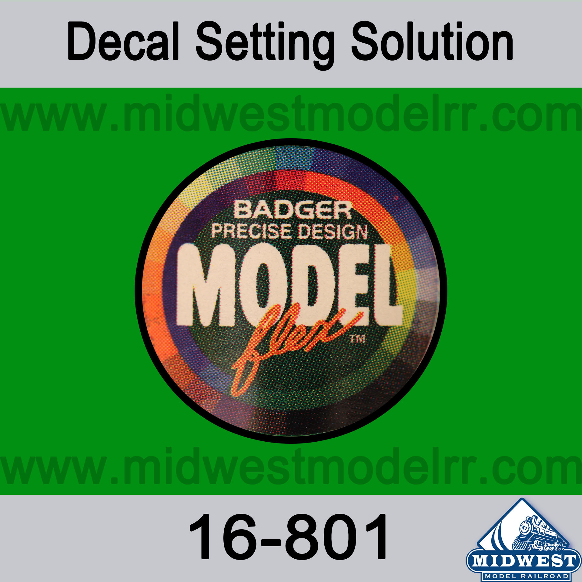 Walthers 904-470 - Solvaset Decal Setting Solvent - Midwest Model Railroad