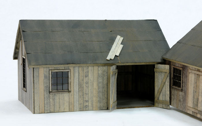 Banta Modelworks 2126 - Blacksmith Carpentry Shop Annex - HO Scale Kit ...