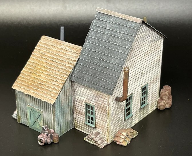 Mudd Creek Models 025HO - McMillans Print Works - HO Scale Kit ...