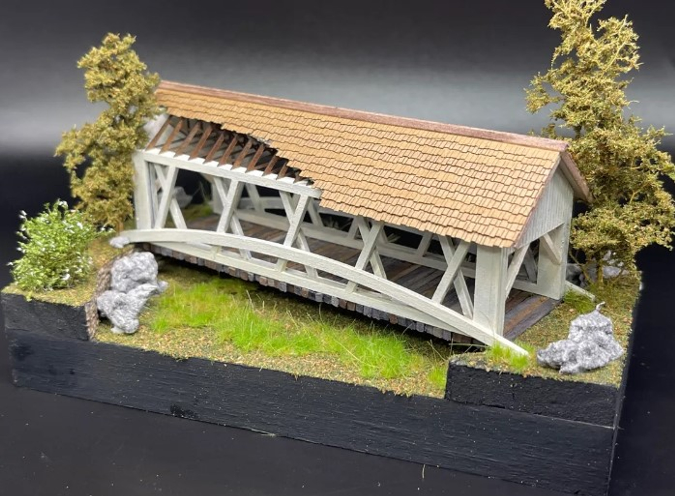 Mudd Creek Models 019N - The Covered Bridge - N Scale Kit - Midwest ...