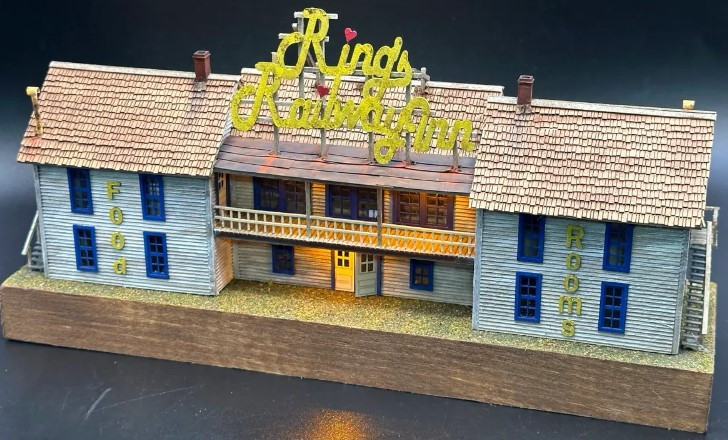 Mudd Creek Models 033N - Rings Railway Inn - N Scale Kit - Midwest Model Railroad