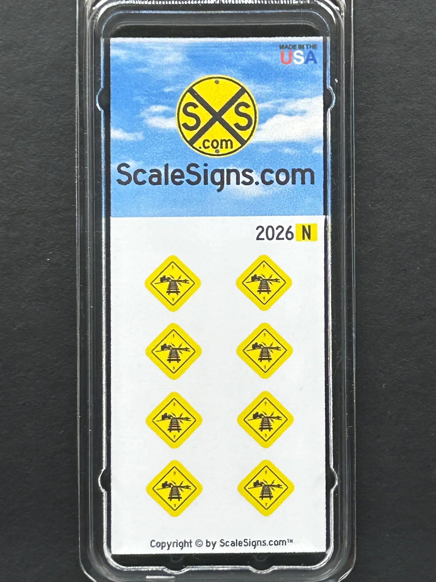 ScaleSigns N-2026 - Low Ground Clearance (At crossings) - N Scale ...