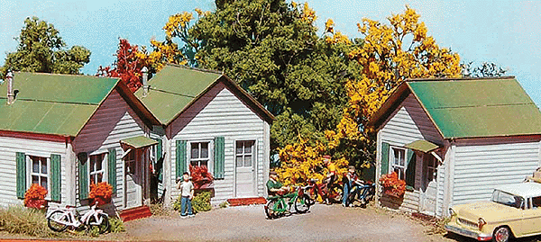 Bar Mills 0862 - The Cabins at Collard's Creek - HO Scale Kit - Midwest ...