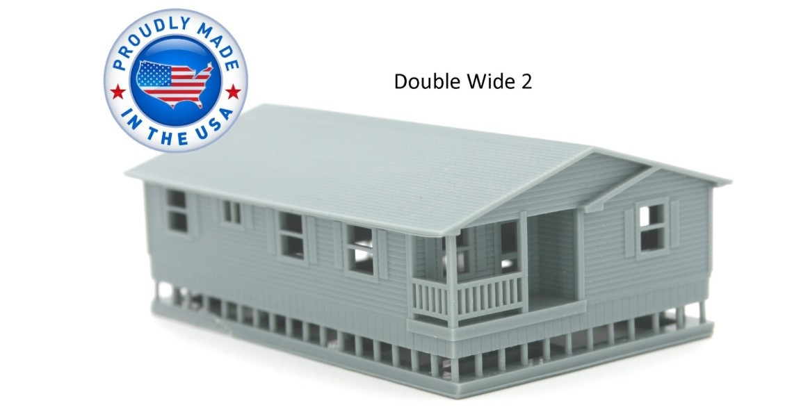 Whistle Stop Models N6006 - Doublewide Trailer #2 - N Scale - Midwest ...
