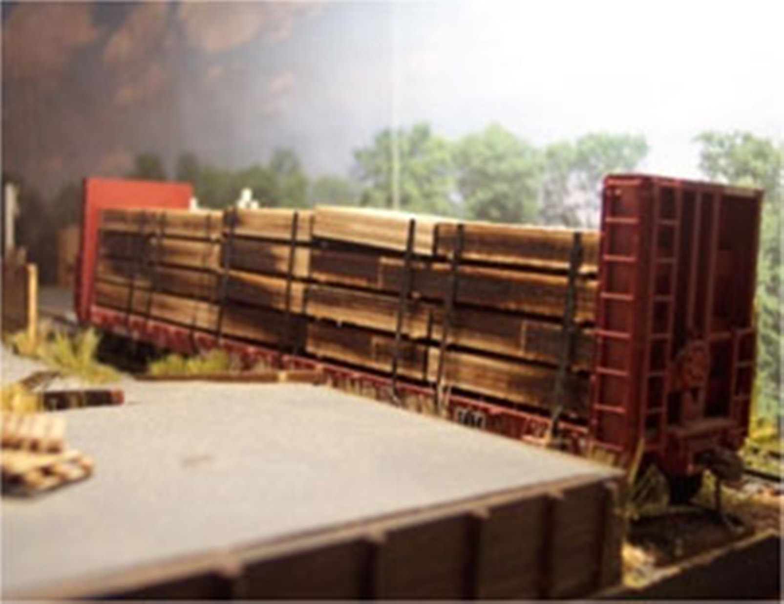 Osborn Models 3070 - Flat Car Lumber Load - N Scale - Midwest Model ...