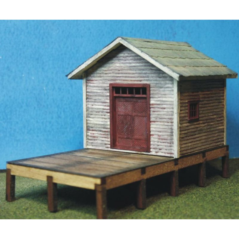 RslaserKits 2059 - The Grove - HO Scale Kit - Midwest Model Railroad